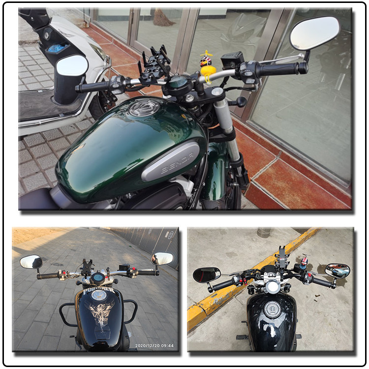 Benda Jinjila 300 Modified Handlebar Mirror Graystone Rearview Haojue ...