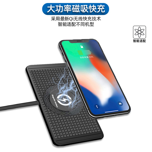 Magnetic MagSafe car wireless charging pad 20W universal car retrofit ...