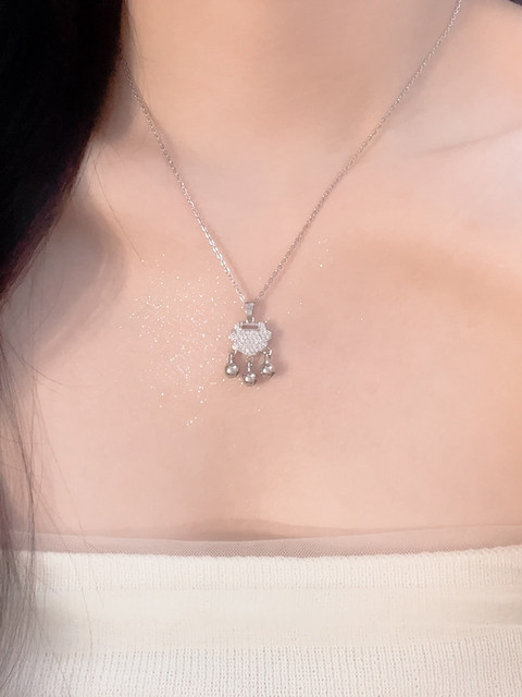 New Chinese -style Ping An Necklace Women's Celasm Chain Titanium Steel ...