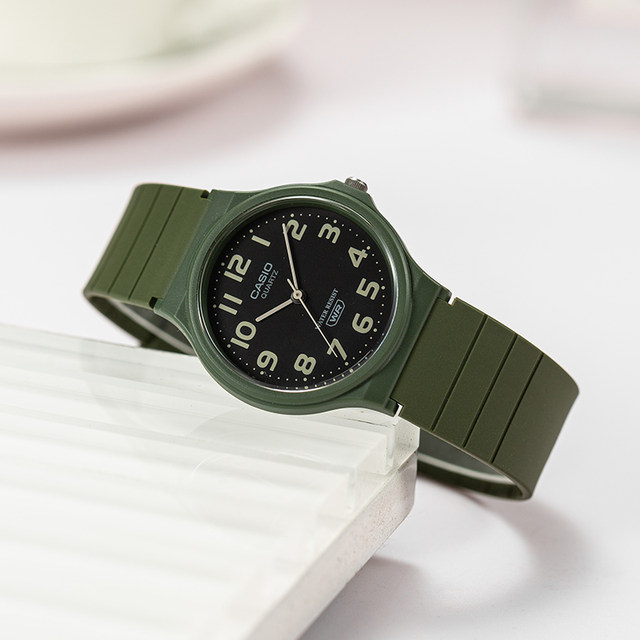 Casio Casio watch men's small black watch women's children's student ...