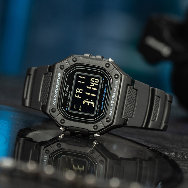 Casio Casio watch men's retro small square sports youth student model ...