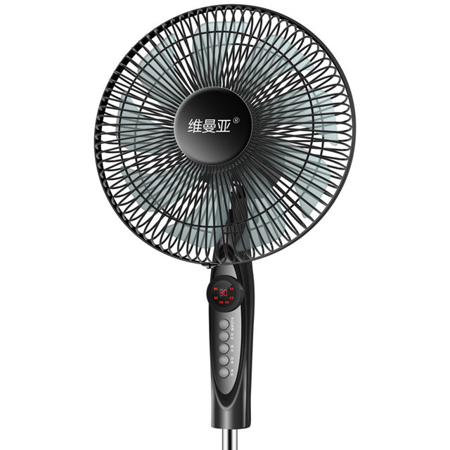 Electric fan floor fan home mute fan strong wind desktop shaking head ...
