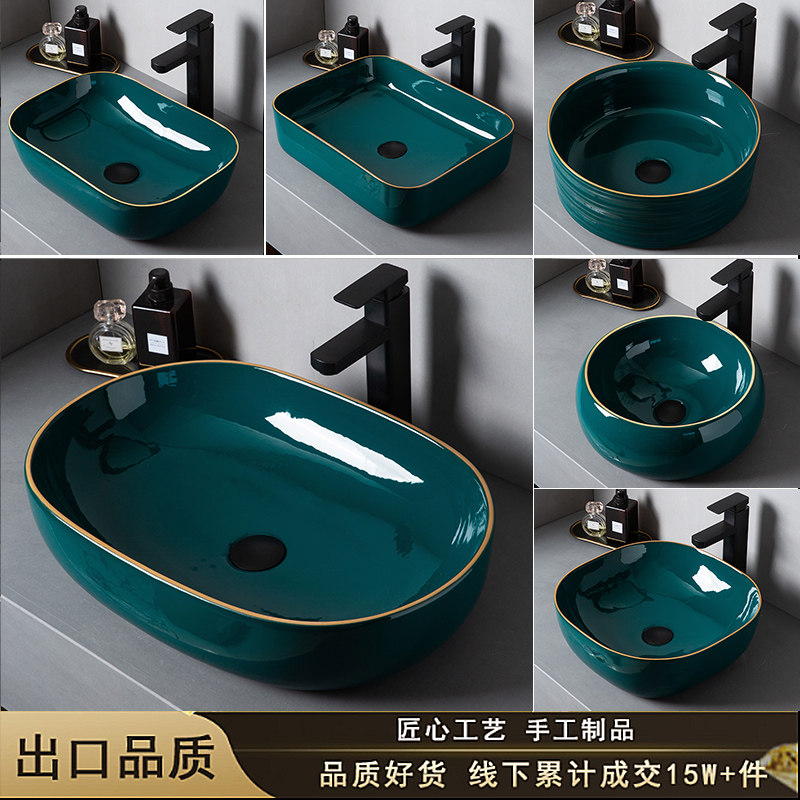 Bassin hors sol vert paon - lavabo de balcon bassin simple lavabo en ...