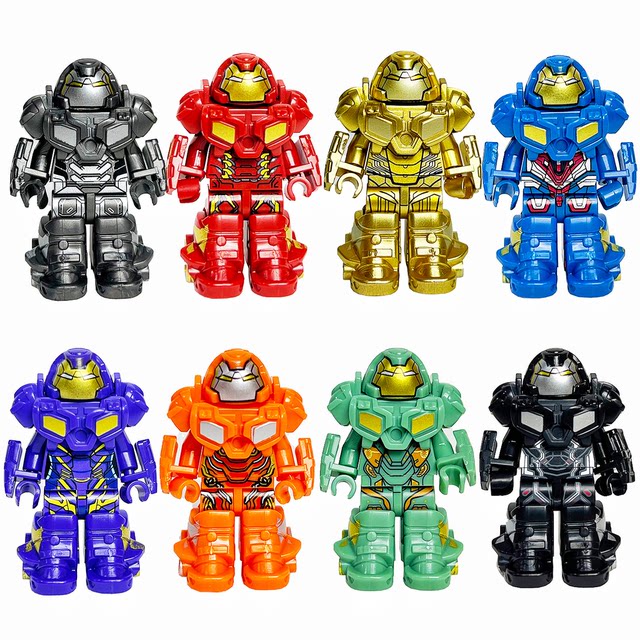 Marvel Avengers Super Heroes Series Iron Man Hulkbuster Armor Building ...