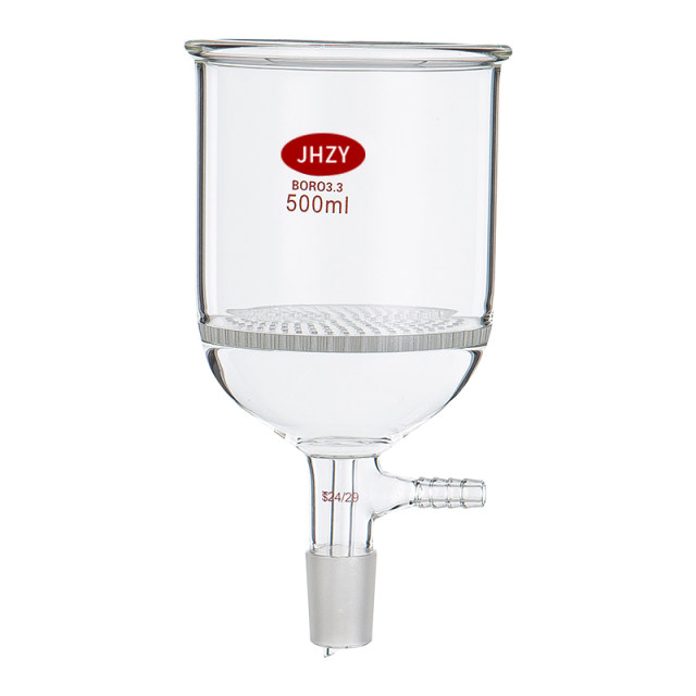 Sand core filter funnel porous glass plate Brinell filter funnel glass ...