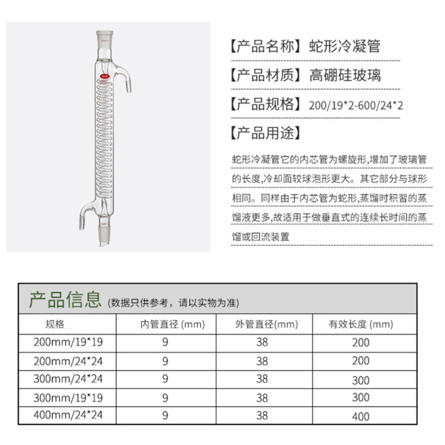 Serpentine condenser tube straight condenser tube spherical condenser ...