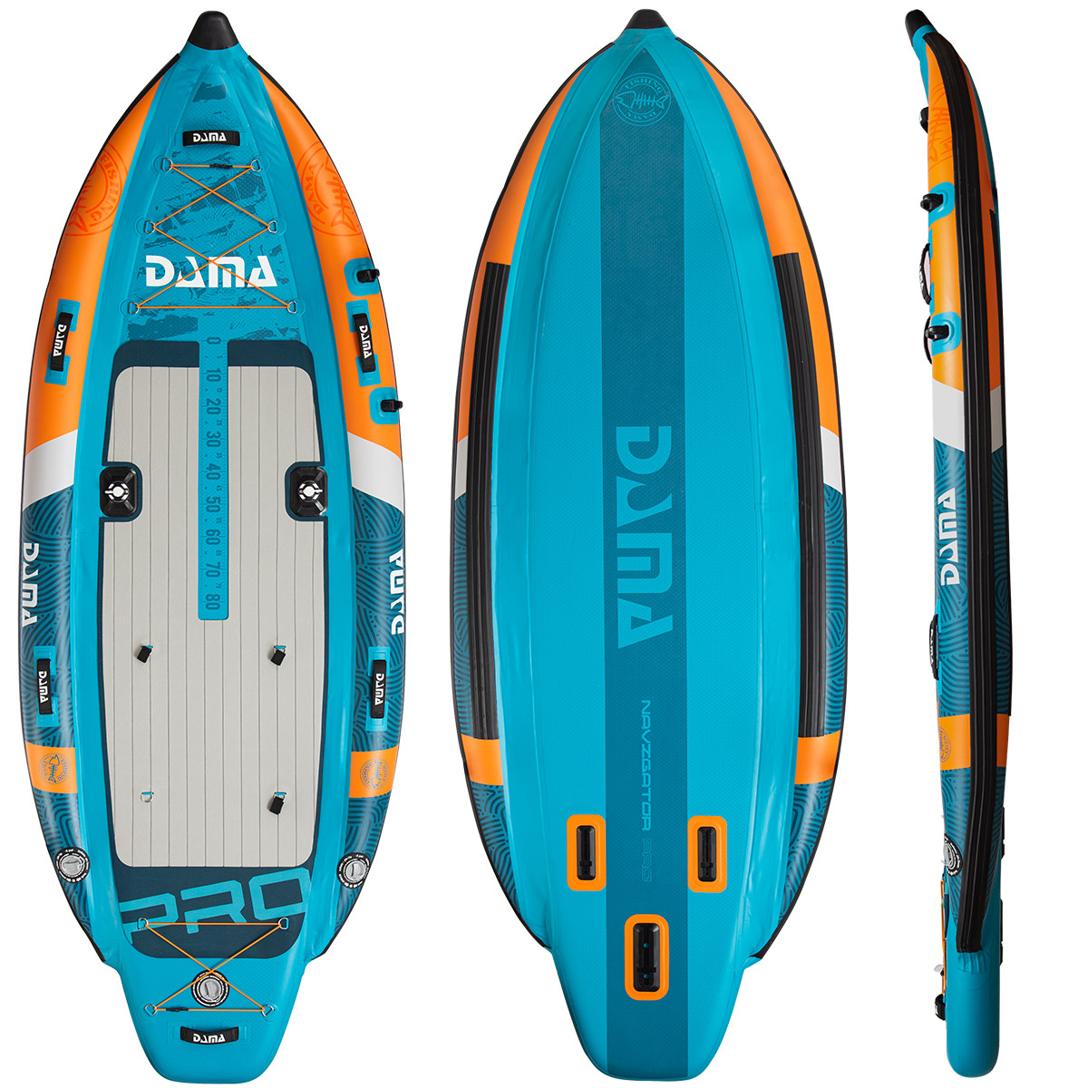 Dama Şişirilebilir Stand Up Paddle Board - Elektrikli Balıkçılık SUP
