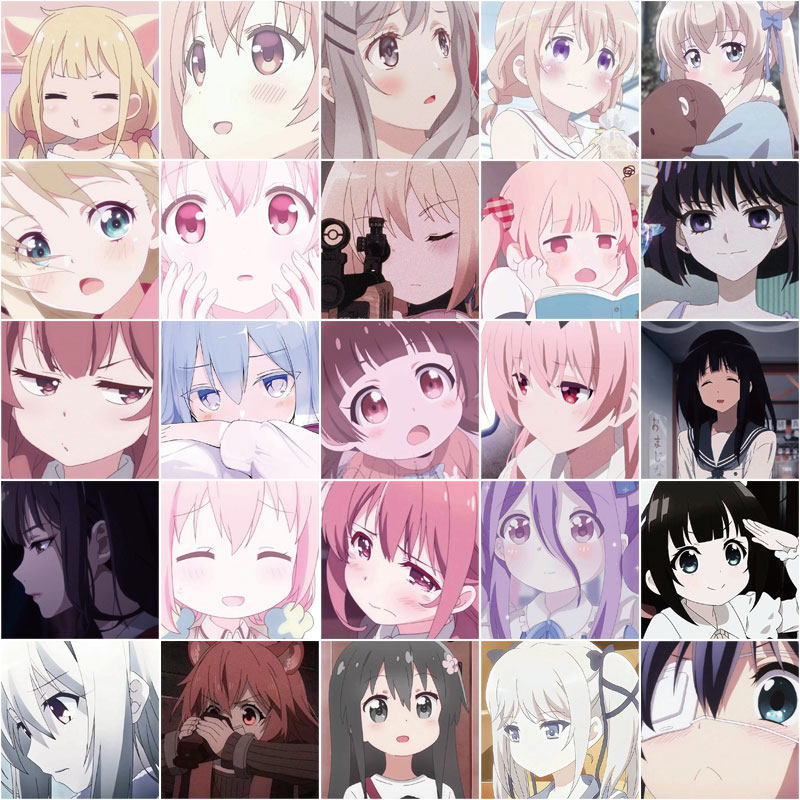 129 anime two-dimensional cartoon image expression pack stickers ...