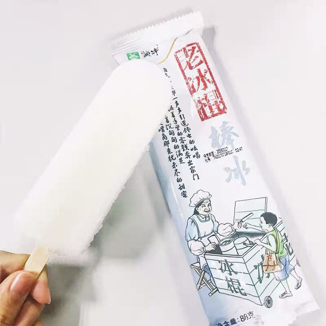 Mengniu Old Popsicle 8090s childhood classic old Beijing Popsicle ice ...