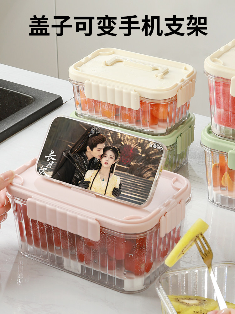 Richromocean Portable Food Storage Box - Large Capacity, Korean Style
