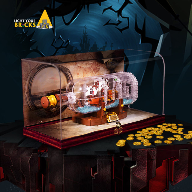 LYB is suitable for IDEAS LEGO ship in a bottle 21313/92177 acrylic ...