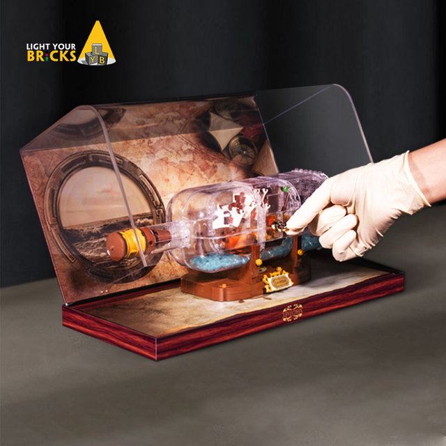 LYB is suitable for IDEAS LEGO ship in a bottle 21313/92177 acrylic ...