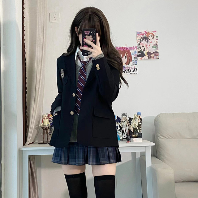 jk blazer women's spring and autumn original college style suit school ...