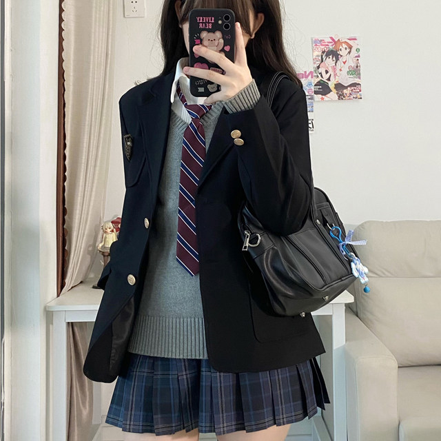 jk blazer women's spring and autumn original college style suit school ...