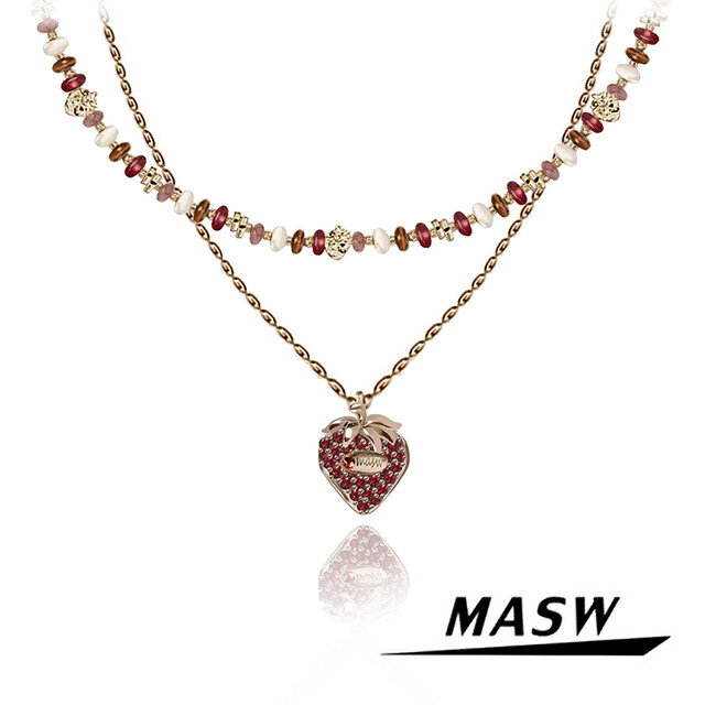 MASW Masao Autumn and Winter Anshisa Berry Berry Necklace/Earrings