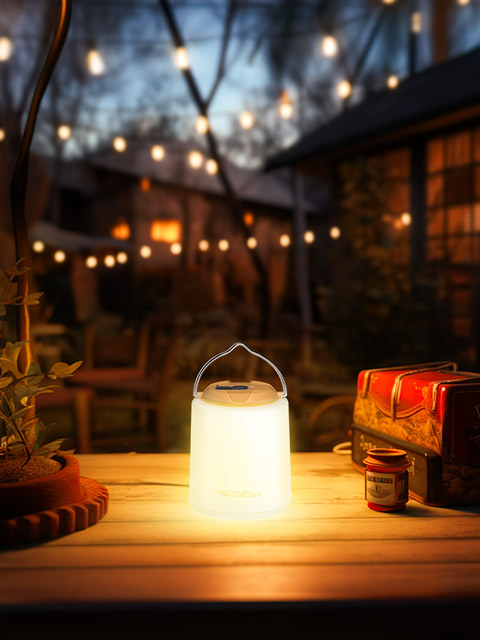 Outdoor Camping Light with Long Battery Life, Rechargeable Ambient Tent ...