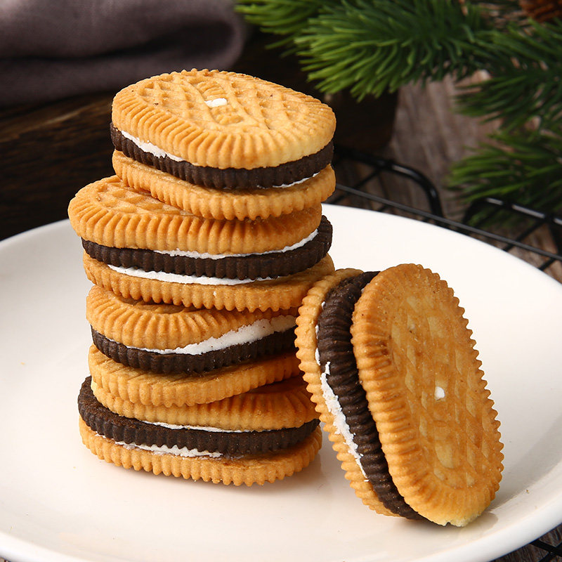 Metro Schokoladen Sandwich Kekse - 500g Klassische Cremefüllte Snacks