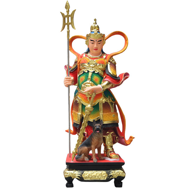 Worshiping the statue of the Erlang God One Mm Yang Erlang Yang Family ...