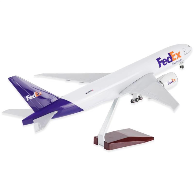 Boeing 747 aircraft model simulation alloy FEDEX Cargo Airlines FedEx ...