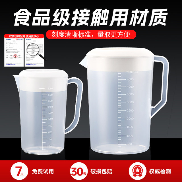 Measuring cup with scale for milk tea shop special plastic measuring ...