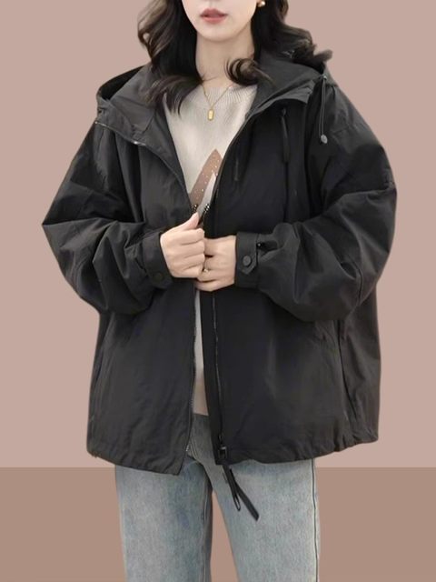 Hooded assault dress female model 2025 spring and autumn new small ...