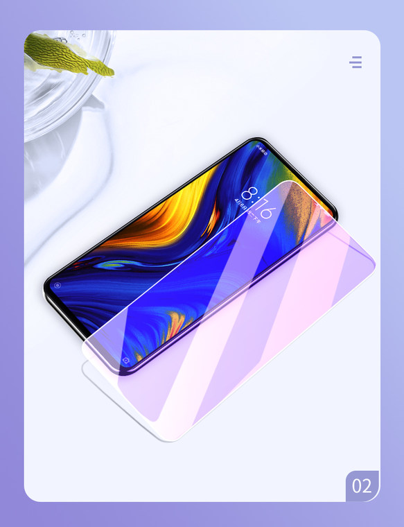 Suitable for Xiaomi max tempered film with full edge max3 anti ...