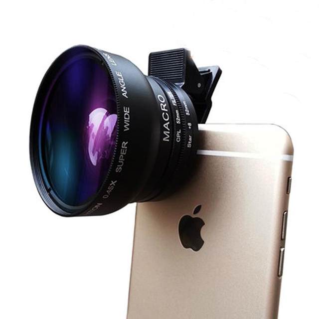 Mobile phone lens SLR wide-angle macro polarizing starlight filter HD ...
