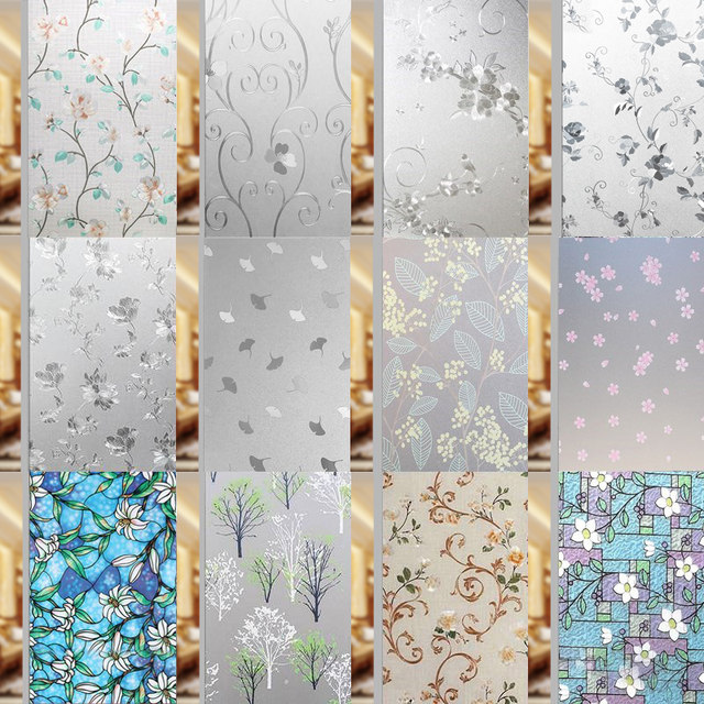 Frosted cellophane anti-light window stickers light-transmitting opaque ...