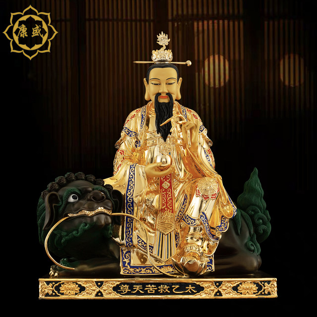 Taiwan's pure copper gilt Taiyi saves the suffering god statue East ...