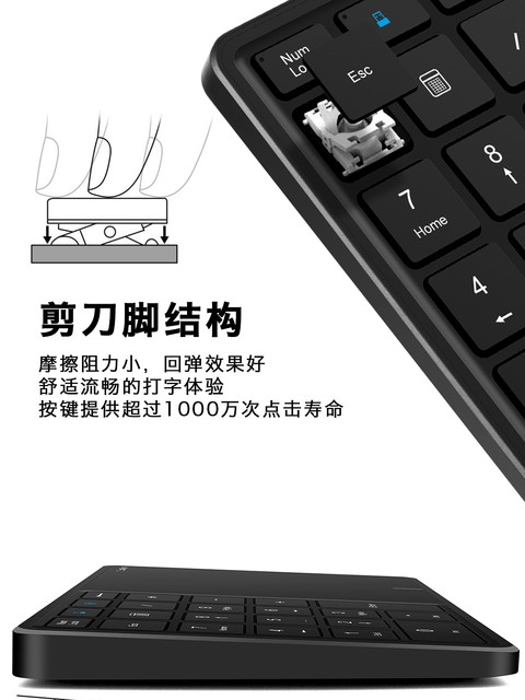 Wireless 2.4G Bluetooth dual-mode digital tablet external keyboard with ...