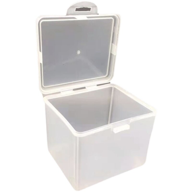 Transparent Plastic Storage Box with Lid - Portable Mini Box for Small ...