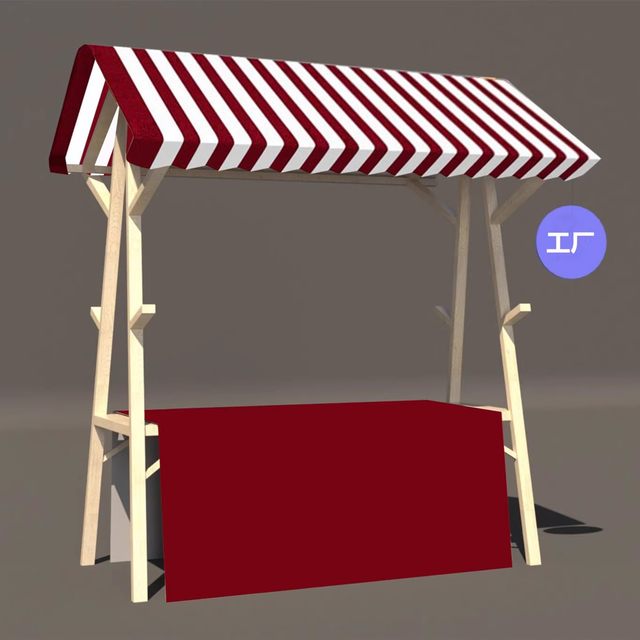 Mobile foldable booth custom outdoor shed stall display stand solid ...