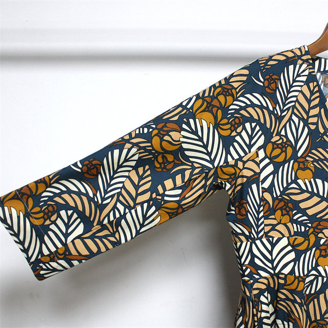 23 Spring and Summer New M@X Printing Mianfu Silk Vedic Dress Seven ...