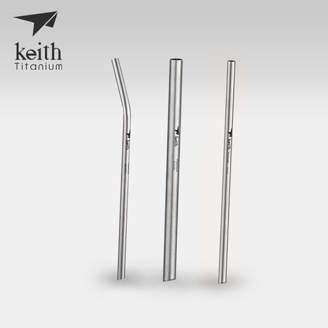 Keith's pure titanium straws are heat-resistant, high-temperature ...