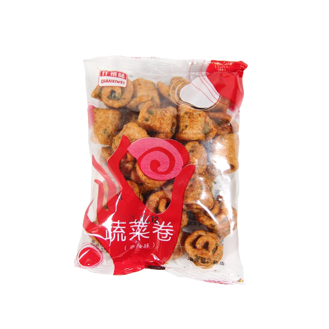 Henan specialty snacks, chives and vegetable rolls, spicy five-flavored ...