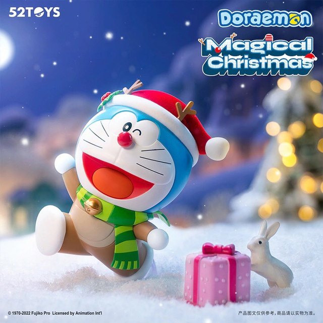 Doraemon Wonderful Christmas Series Blind Box Trendy Toy Doll Desktop ...