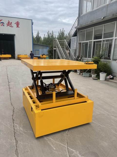 Railless electric floor car workshop warehouse loading 10 tons of 20 ...