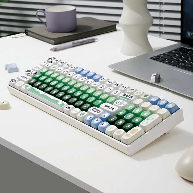 Zohe ZH100 Cow Ranch Mechanical Keyboard Wired and Wireless Customized ...