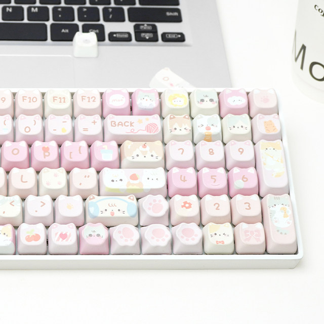 Zohe ZH100 Meow Meow Team mechanical keyboard wired and wireless ...