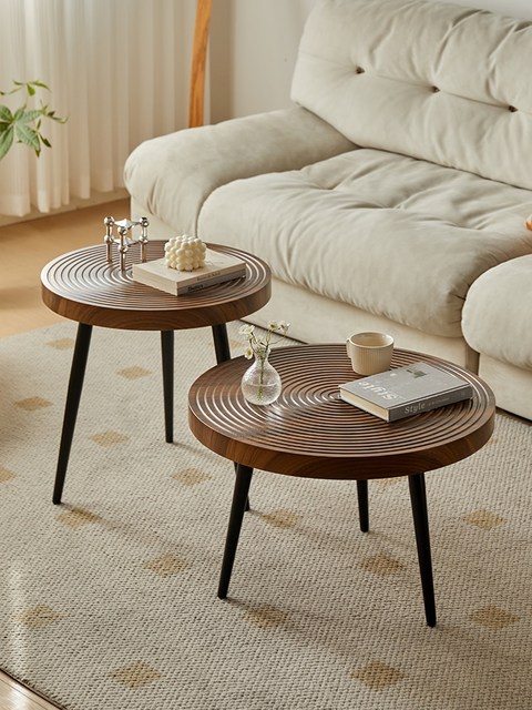 Light luxury minimalist combination coffee table Japanese style ...