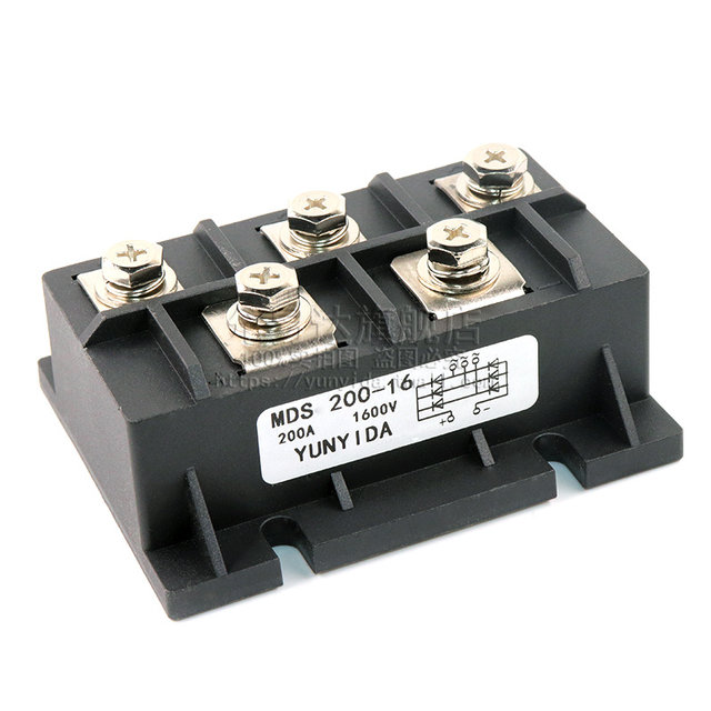 New three-phase rectifier bridge MDS200-16 large volume MDS200A1600V high power bridge