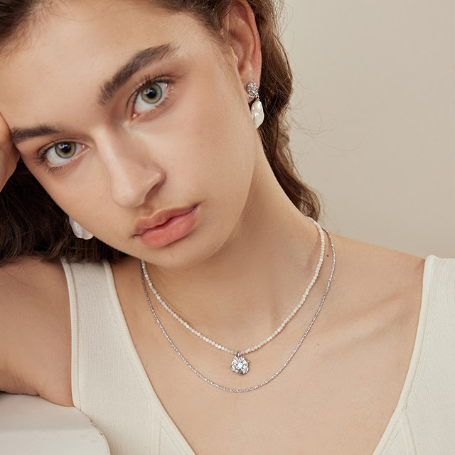 ARSIS innocence era flower stamen pendant necklace exquisite French ...