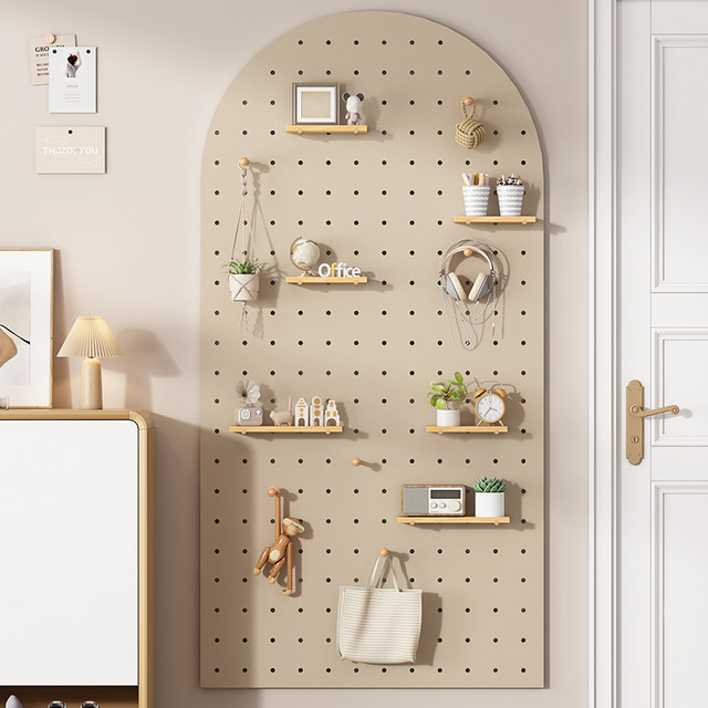 Hole board wall storage rack storage entrance partition entry wall ...