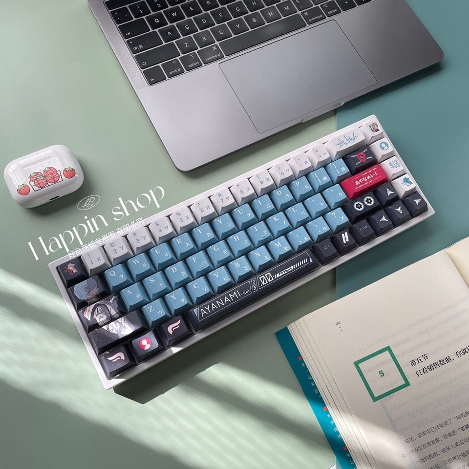 Eva Series Ayanami Li PBT Sublimation Keycap - Zero Machine Animation Joint