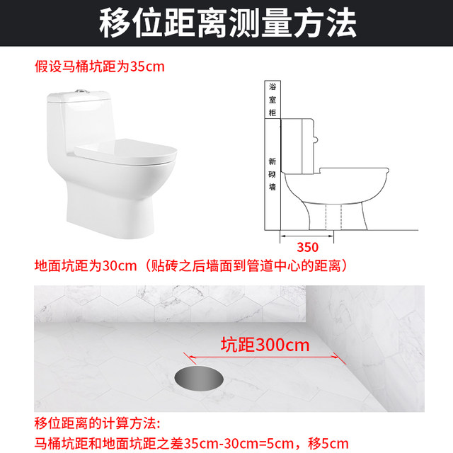 Toilet shifter does not dig the ground adjustable displacement toilet ...