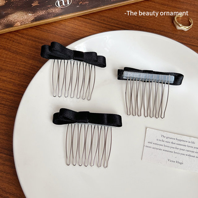 Summer's new bow-knot hairstyle artifact for women with bangs on the ...