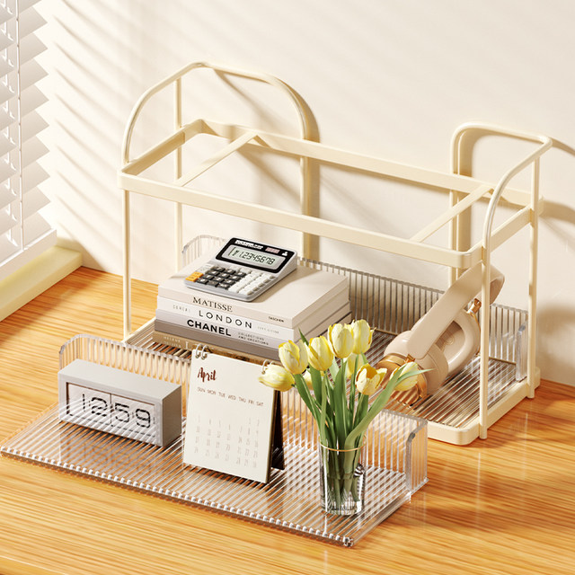 Desktop storage rack desk bay window countertop multi-layer simple cup ...
