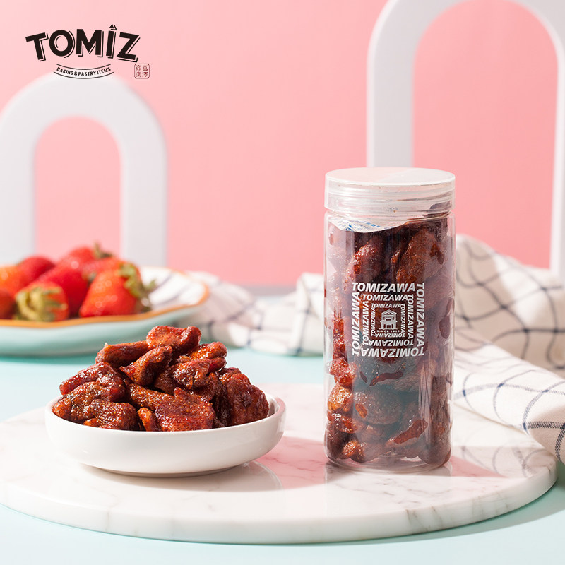 Tomiz Dried Strawberries 130g - Sweet & Tangy Snack