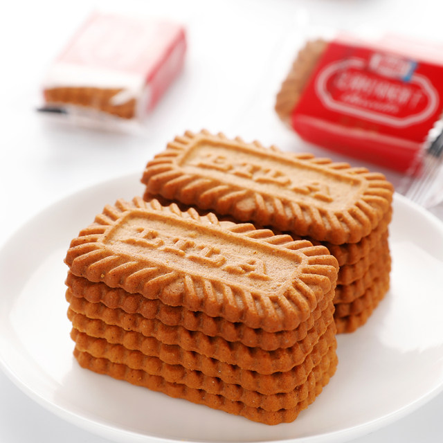 Lila Belgian flavor biscuits 500g multi-flavor breakfast brown sugar ...