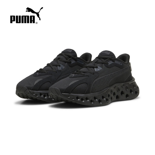 PUMA Men's and Women's Shoes 2024 Summer New Black Warrior Shock ...